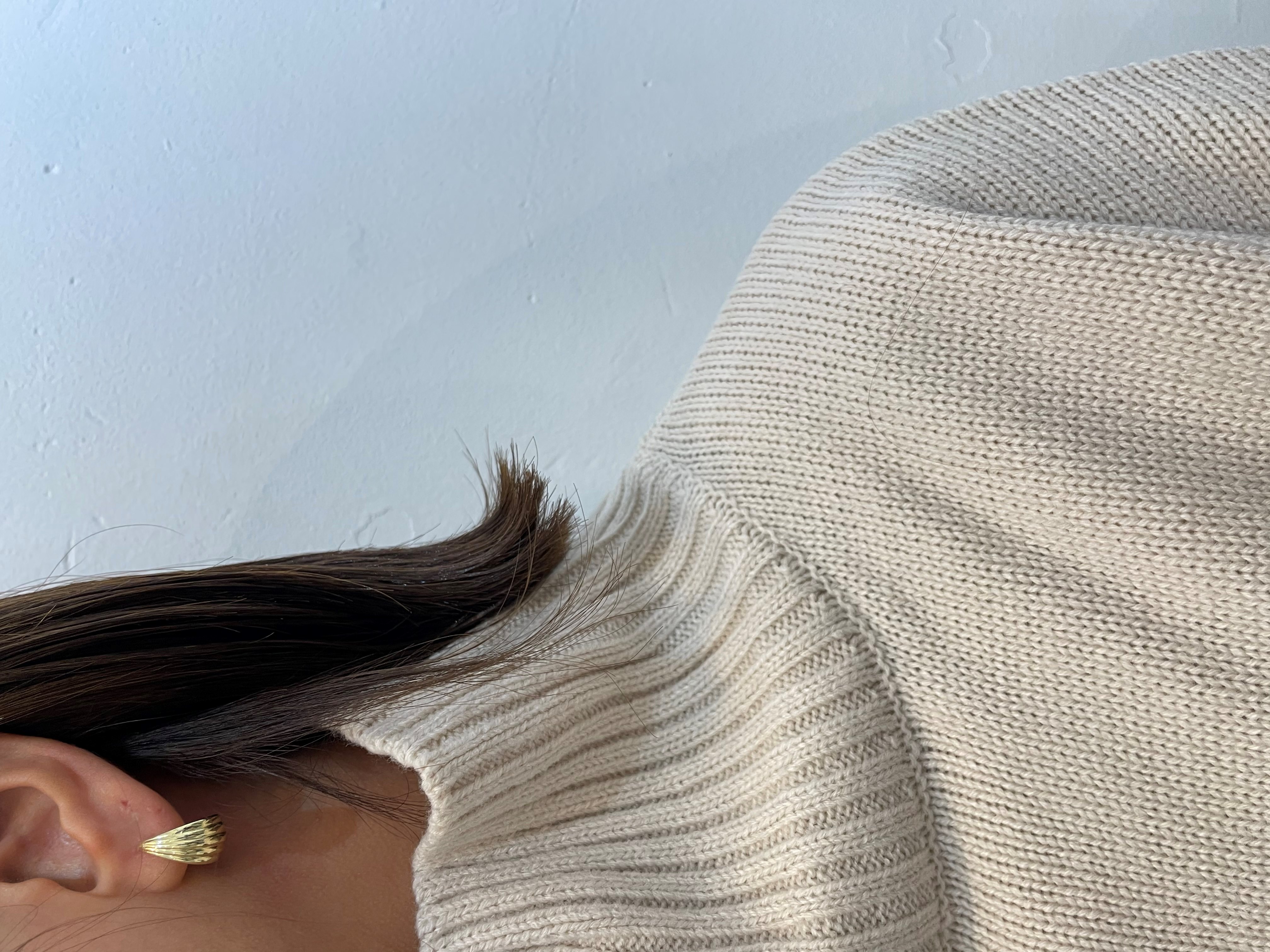 Shell design hoop pierce（2color）silver925 ulu（ウル）